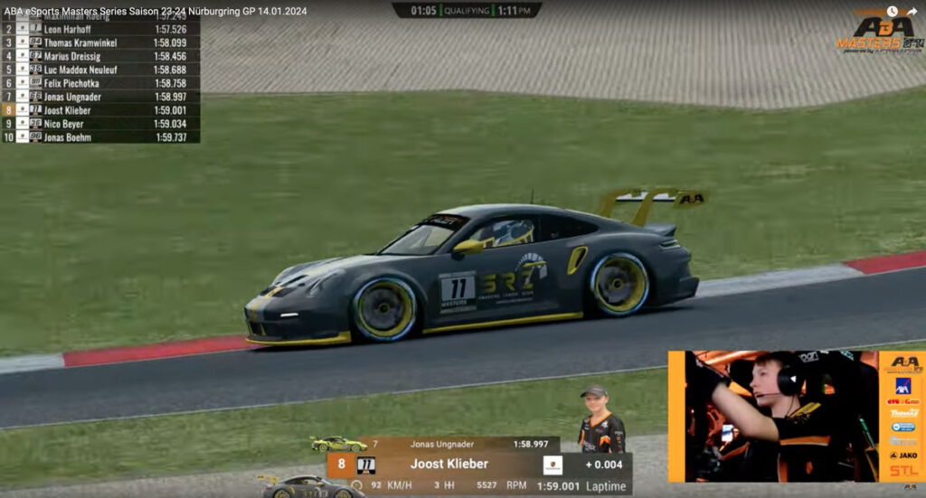 ABA Sim Racing Video Live | AbA Motion eSport racing series 🏆